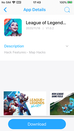 League of Legends: Wild Rift Hack Map iOS for iPhone or iPAD